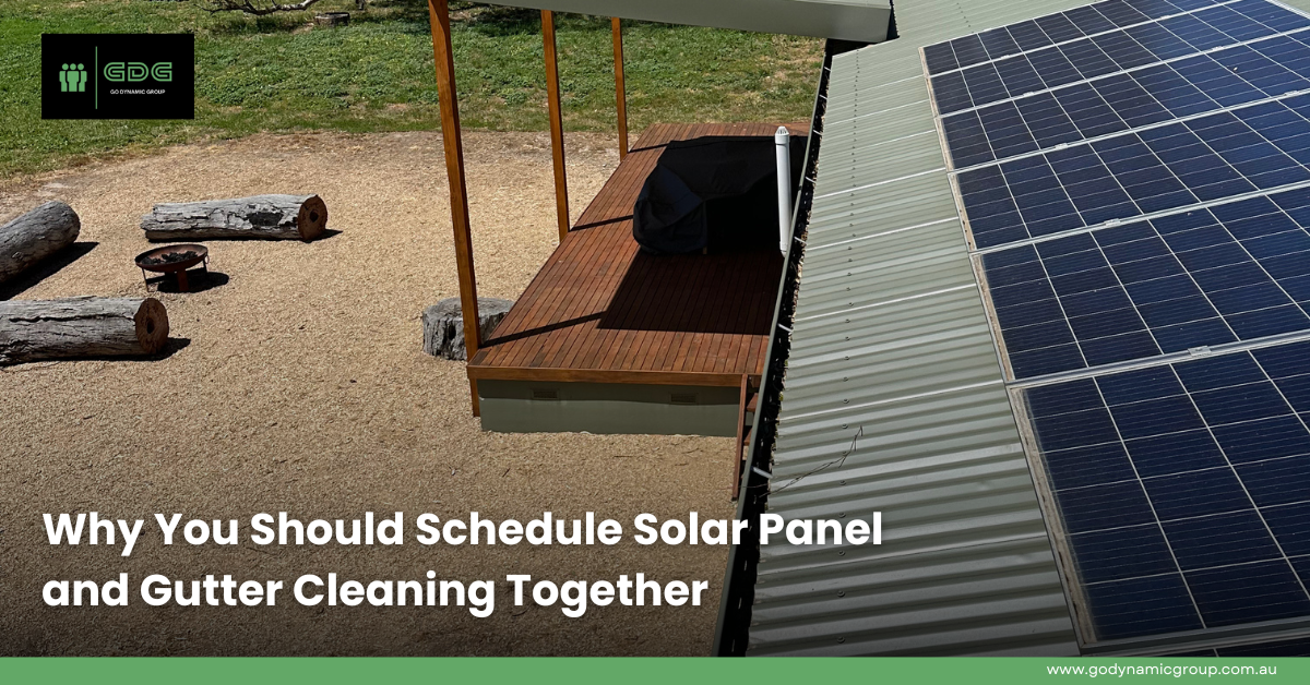 Why Clean Solar Panels & Gutters Together | Go Dynamic Group